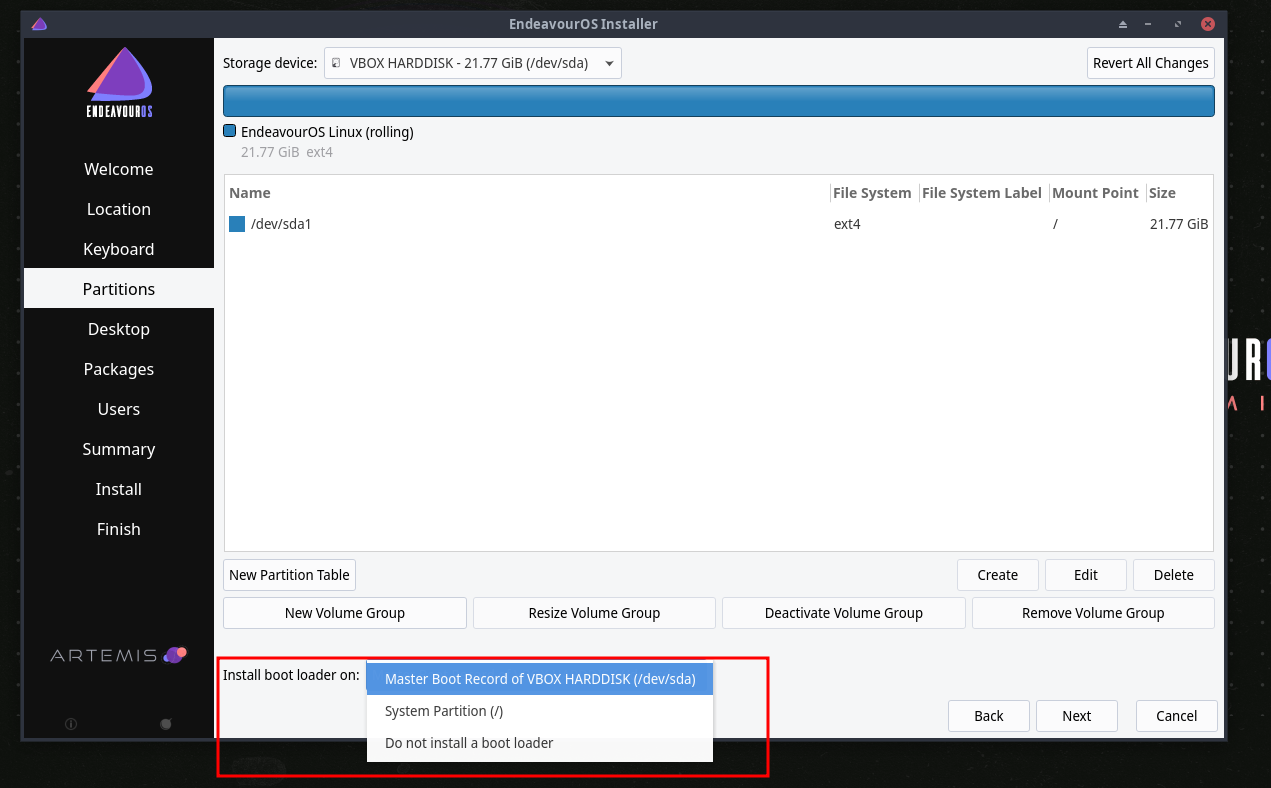 legacy-bootloader-location-manuall – Discovery